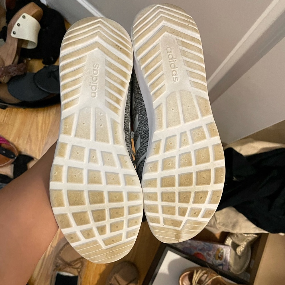 Grey Adidas Cloud Foam Sneakers - Gem